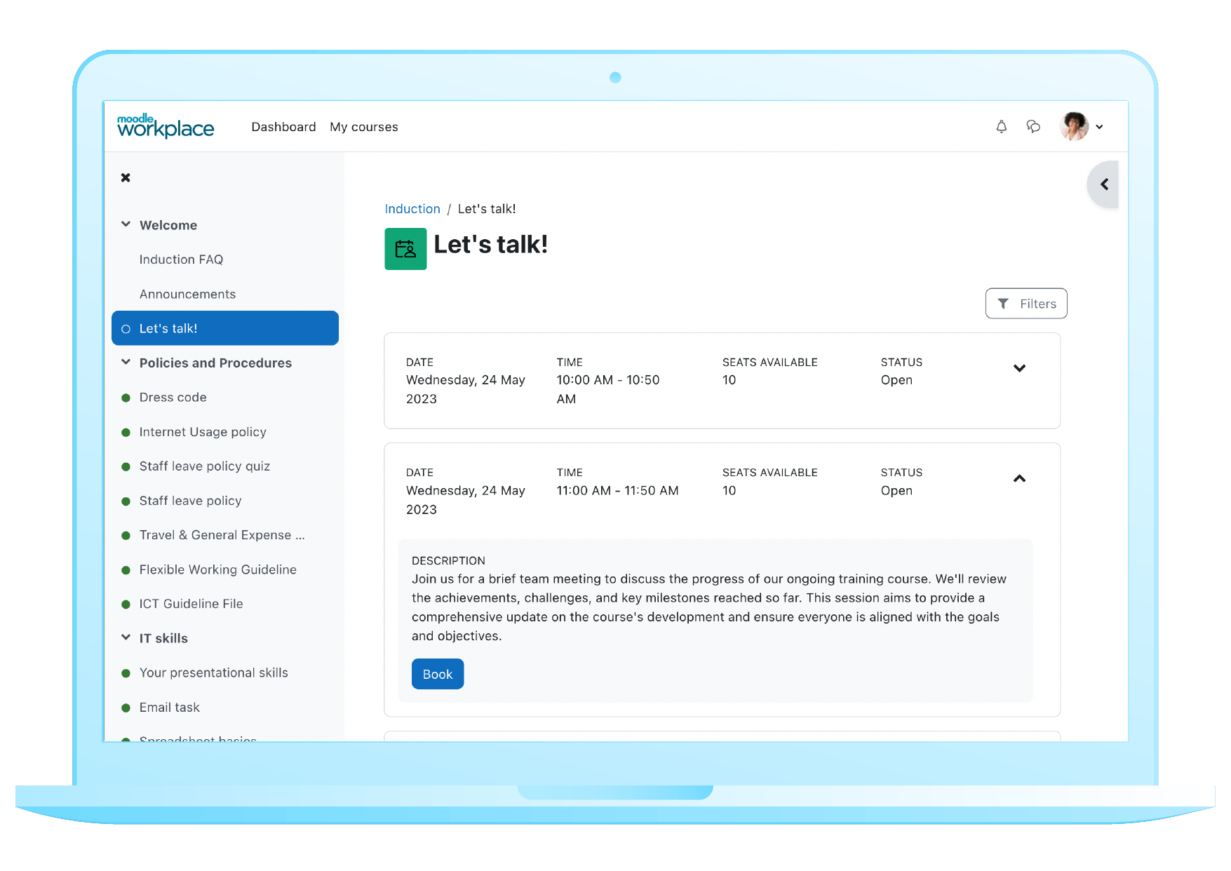 Moodle Workplace 4.2 is released | mylearningspace