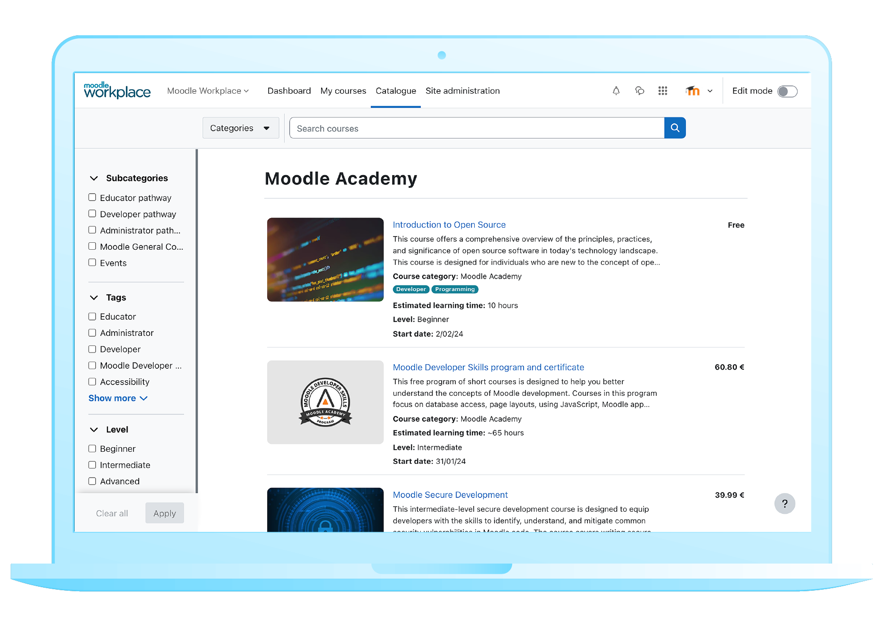 Moodle Workplace 4.4 is released | mylearningspace